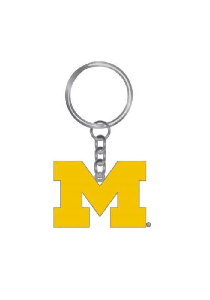 Michigan Wolverines BLUE Logo Keychain - 9123254