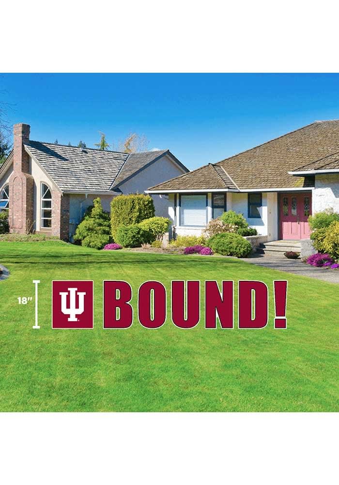 Indiana Hoosiers CRIMSON Large Bound Yard Sign - 914694992