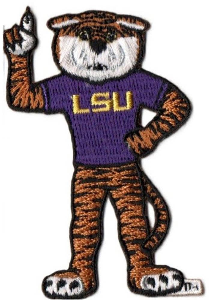 Jardine LSU Tigers PURPLE 3" Mascot Logo Patch - 9148405