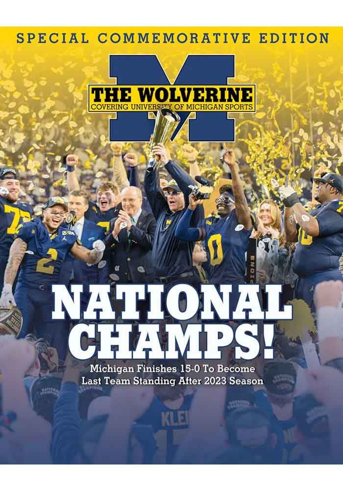 Michigan Wolverines BLUE Michigan National Champions Fan Guide - 9190006