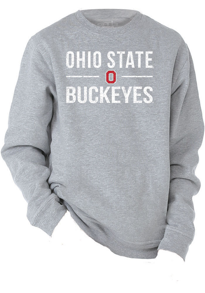 Ohio State Buckeyes GREY Youth Cruz Crew Neck Shirt - 91970717
