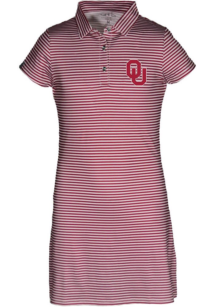 Oklahoma Sooners Toddler Girls CARDINAL Beatrice Short Sleeve Dress ...