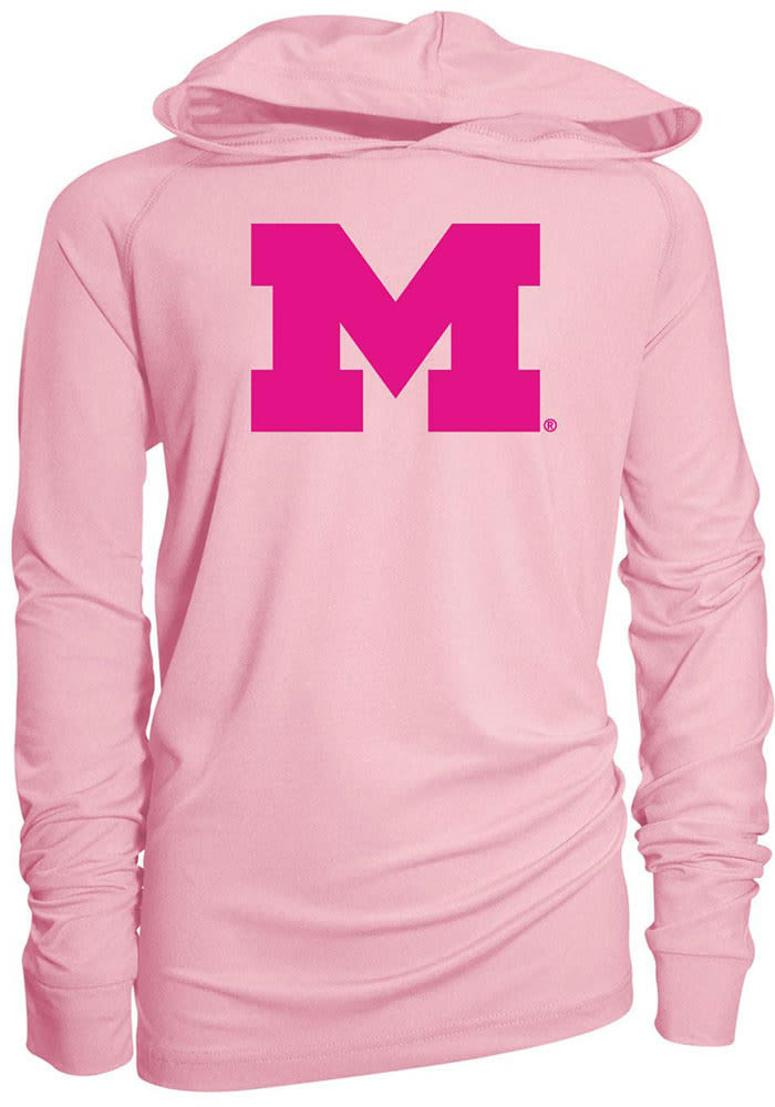 Michigan Wolverines Girls PINK Marley Tee - 91970921