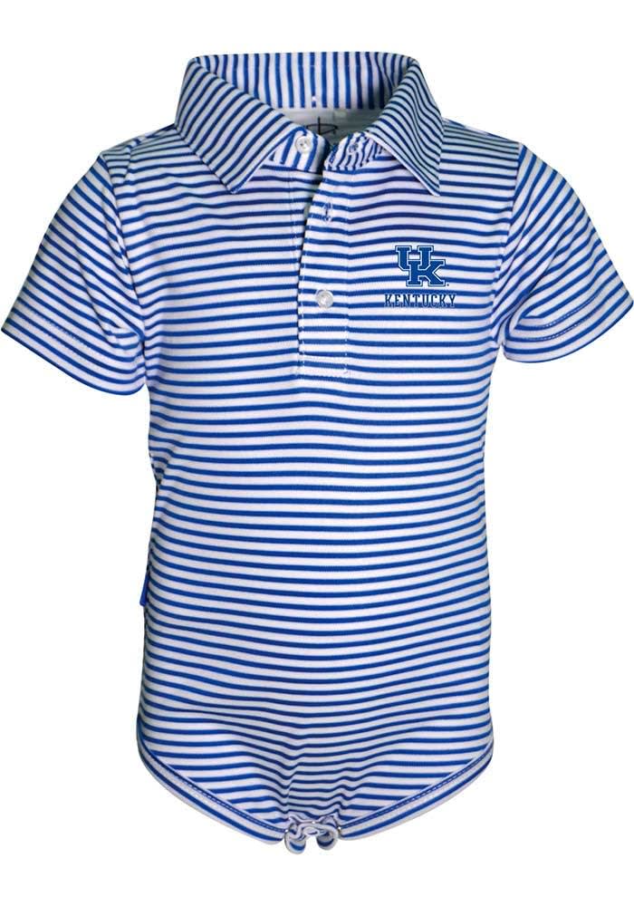 Kentucky Wildcats ROYAL Baby Carson Polo Romper - 91972154