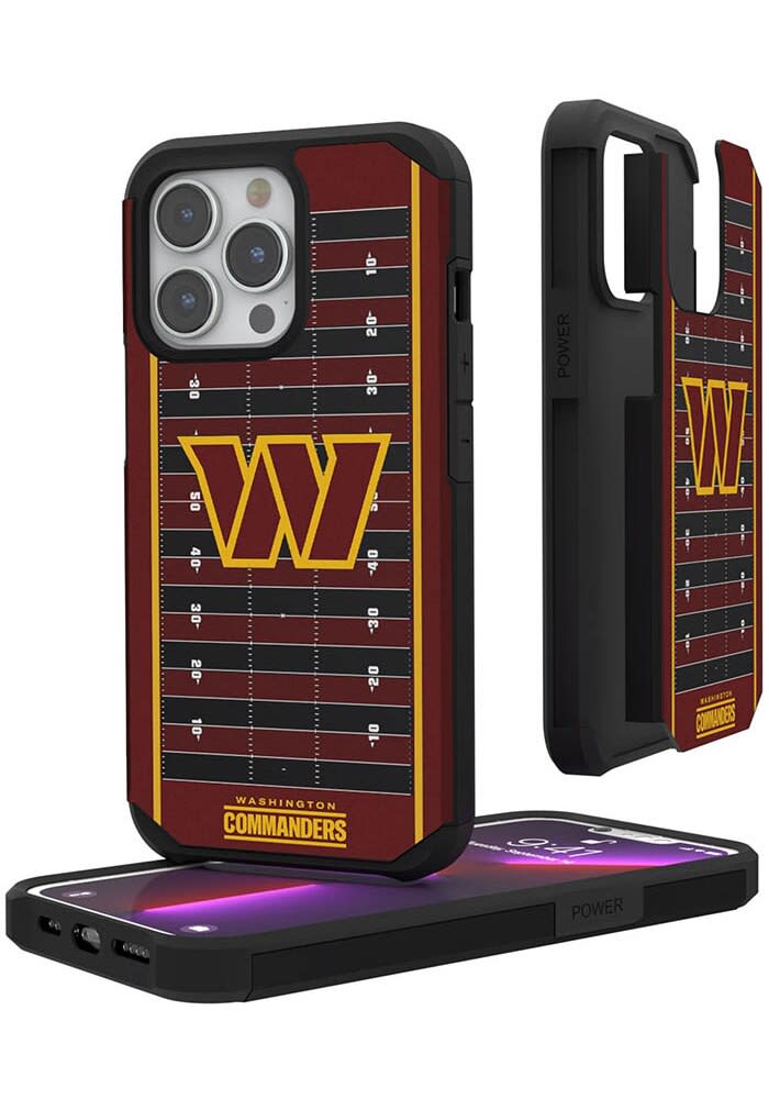 Washington Commanders Field iPhone Rugged BLACK Phone Cover - 92129311