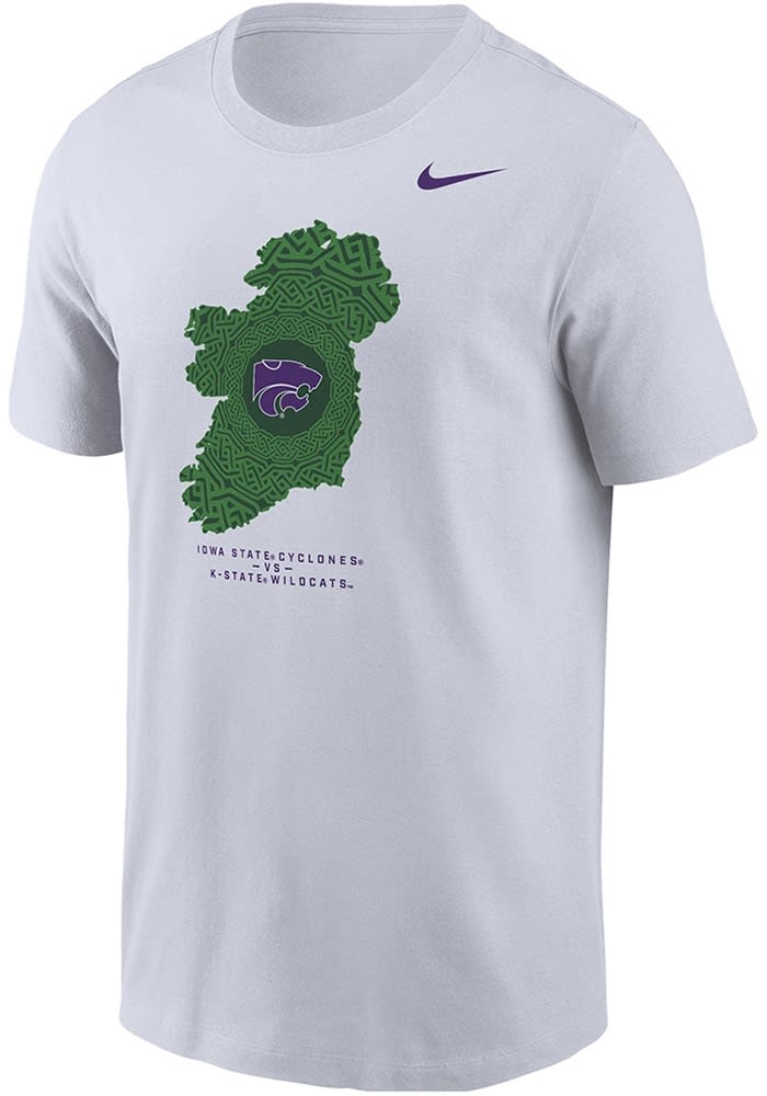 Nike K-State Wildcats White Football Aer Lingus College Football ...