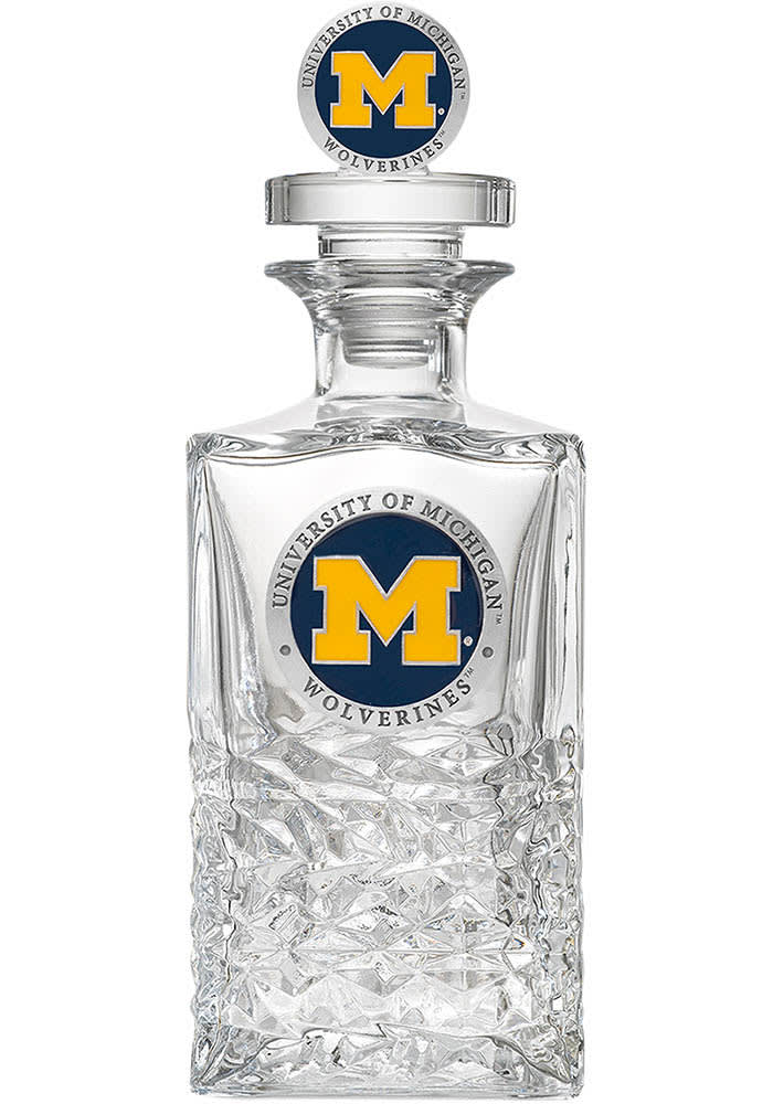 Michigan Wolverines BLUE 25oz 3D Heritage Decanter - 92950573