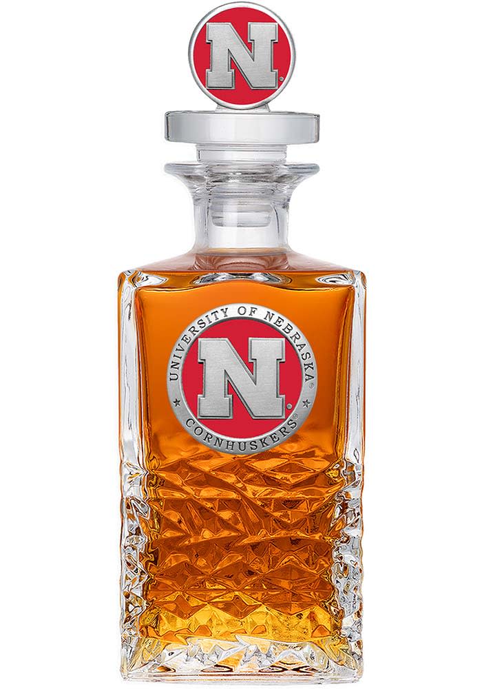 Nebraska Cornhuskers Red 25oz 3D Heritage Decanter - 92950585