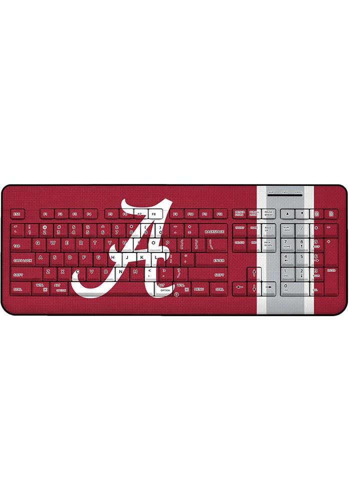 Alabama Crimson Tide Red Logo Wireless USB Keyboard - 9340016