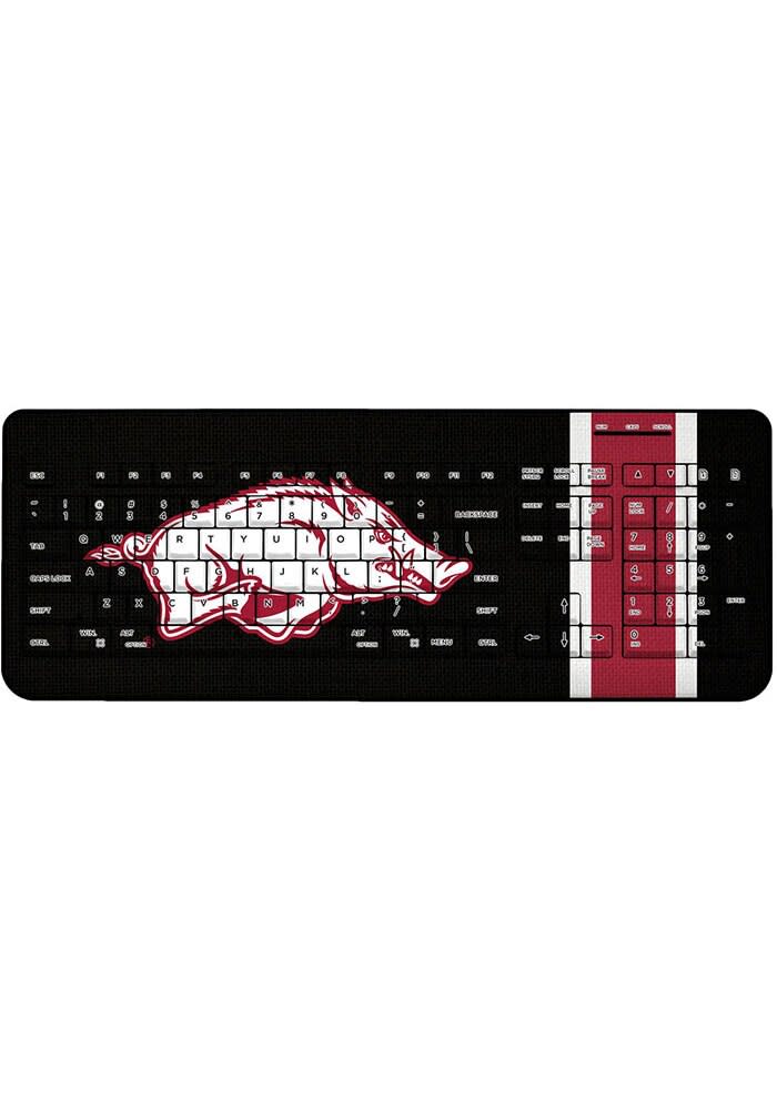 Arkansas Razorbacks Red Stripe Wireless USB Keyboard - 9340018