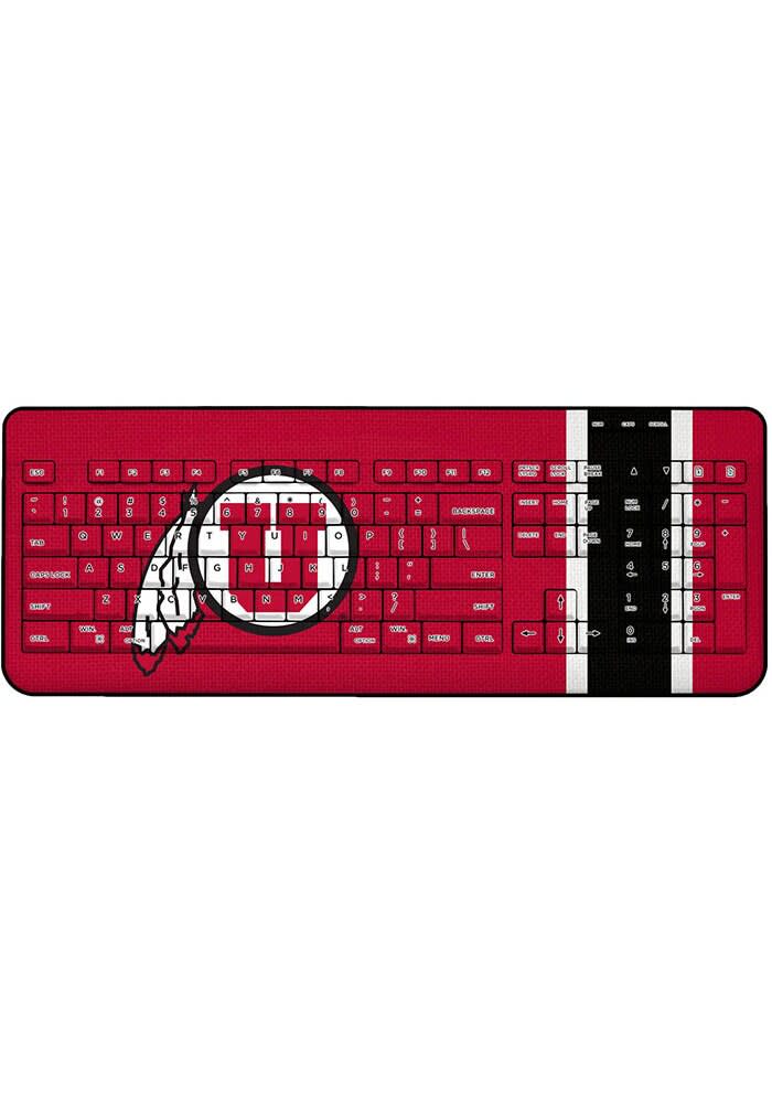 Utah Utes Red Stripe Wireless USB Keyboard - 9340070