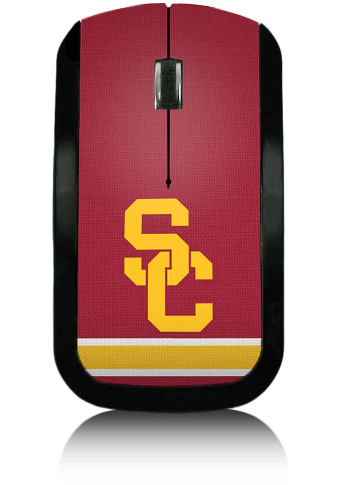USC Trojans Red Stripe Wireless Mouse Computer Accessory - 9340133