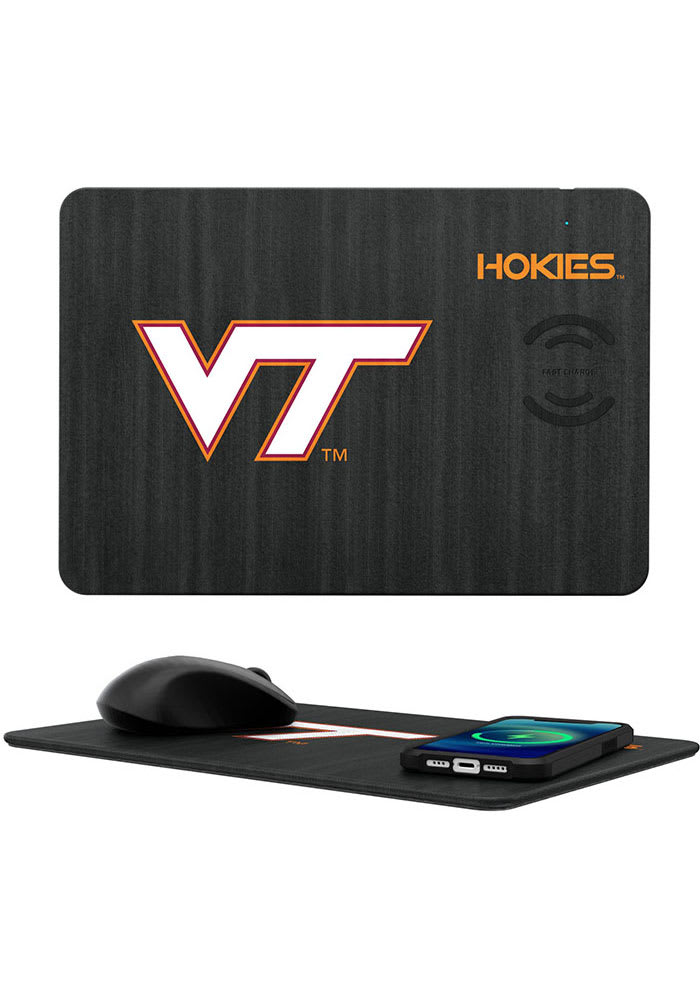 Virginia Tech Hokies 15-Watt Mouse Pad Phone Charger - BLACK