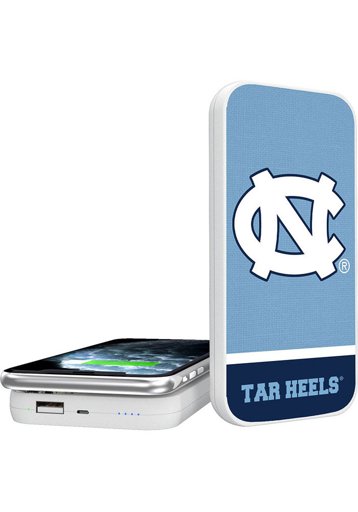 North Carolina Tar Heels WHITE Portable Wireless Phone Charger - 9340430
