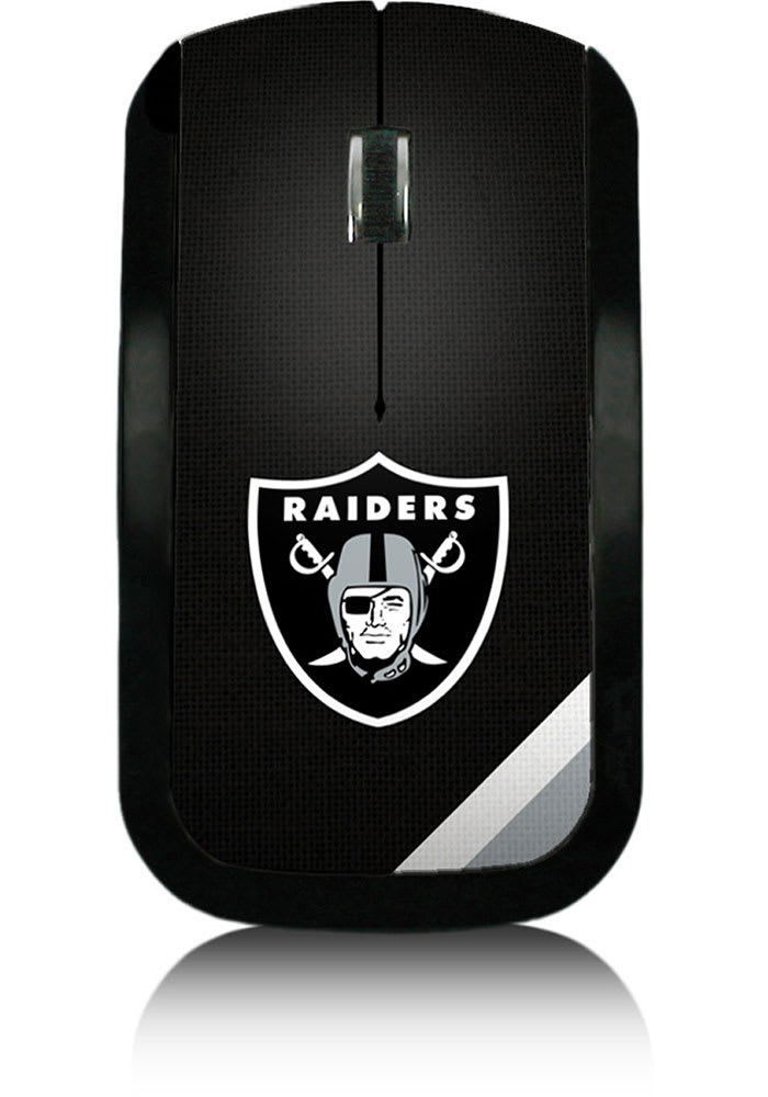 Las Vegas Raiders BLACK Stripe Wireless Mouse - 9345566