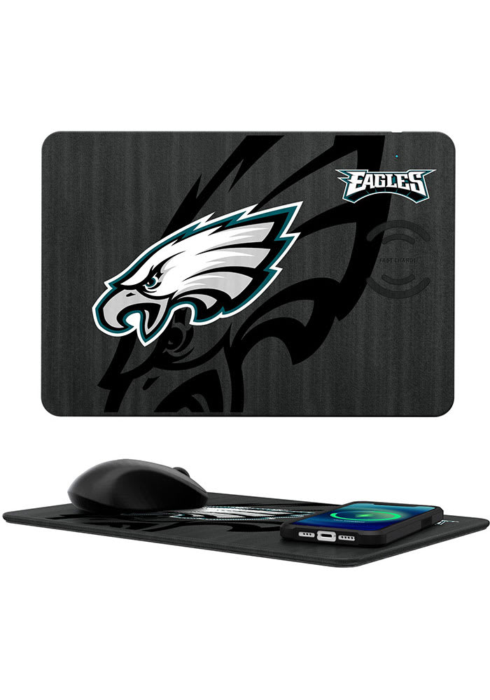 Philadelphia Eagles 15-Watt Mouse Pad Phone Charger - BLACK