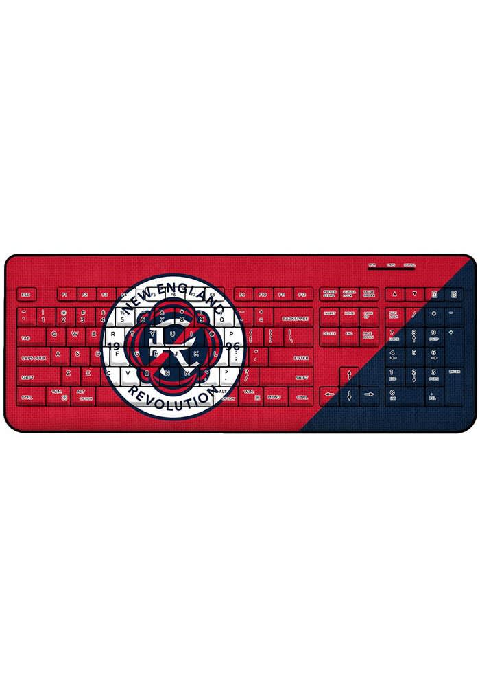 New England Revolution Red Stripe Wireless USB Keyboard - 9347319