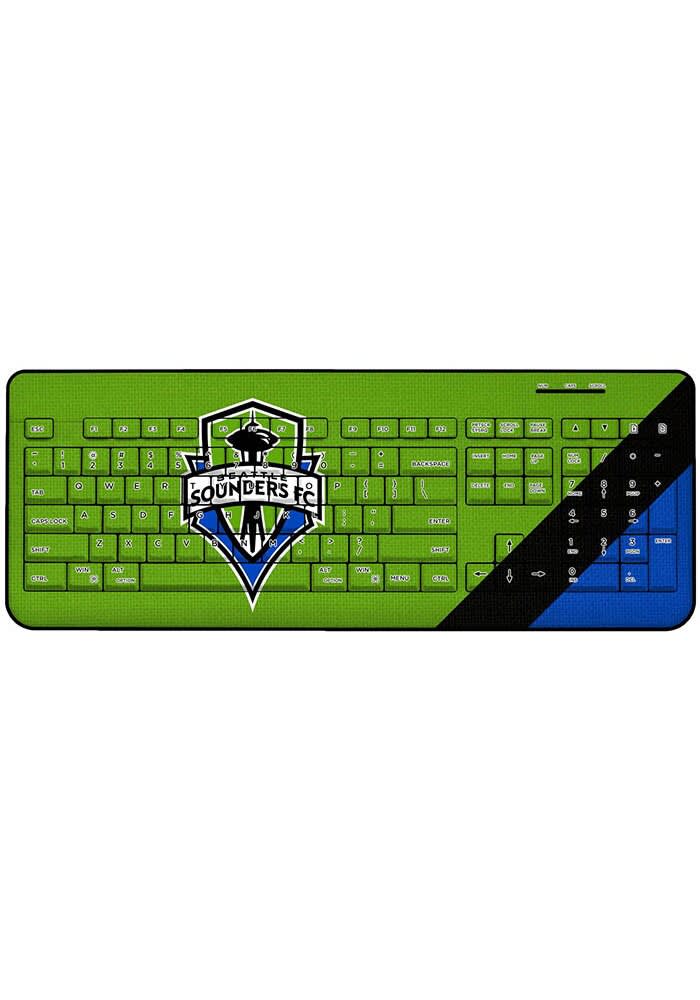 Seattle Sounders FC BLUE Stripe Wireless USB Keyboard - 9347327