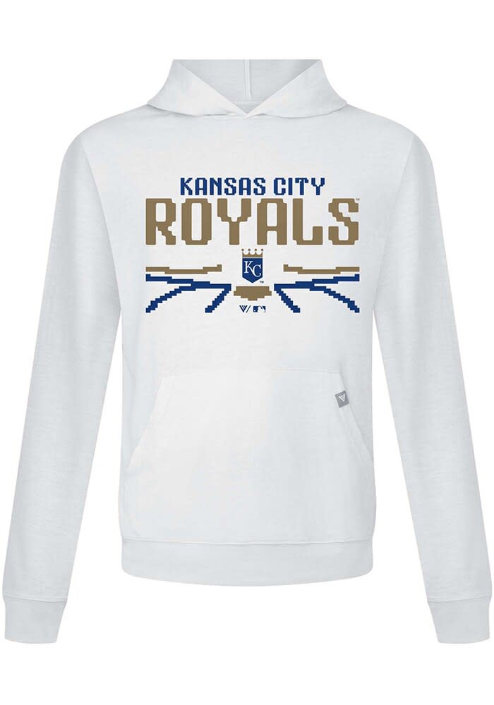 Kansas City Royals Mens Levelwear White Relay Arcade Hood - 936094280