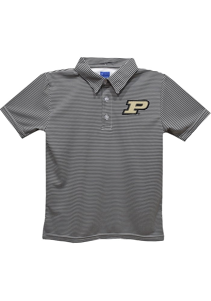 Vive La Fete Purdue Boilermakers Youth BLACK Pencil Stripe Short Sleeve ...