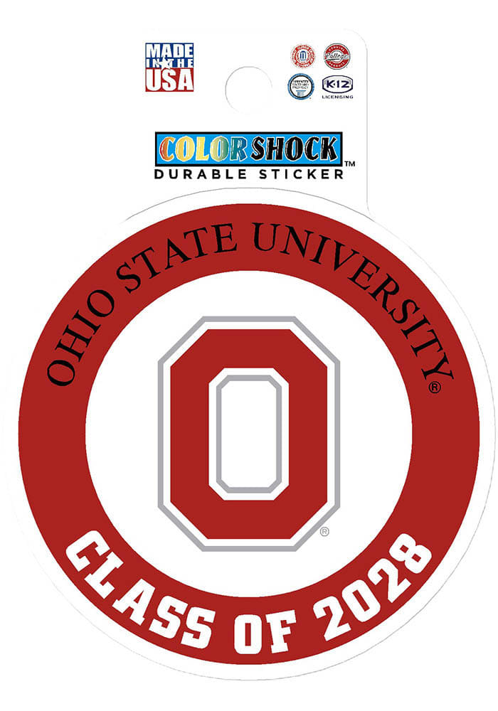 Ohio State Buckeyes Souvenir | Ohio State Buckeyes Stickers Red Class ...
