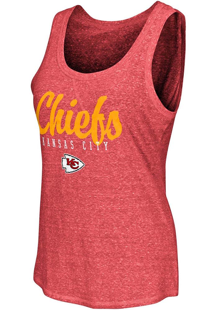 Kansas City Chiefs Womens RED Playoff Tank Top - 9432625