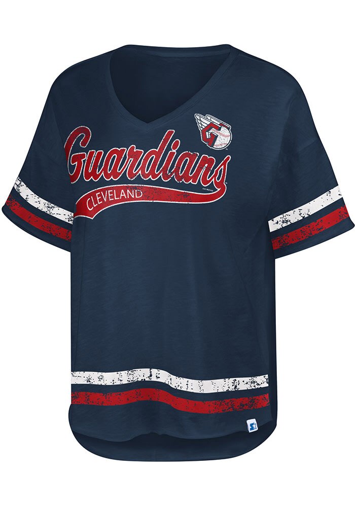 Cleveland Guardians Womens Scrimmage T-Shirt - NAVY