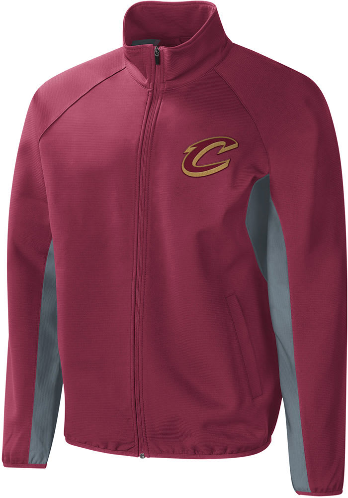 Cleveland Cavaliers Mens HOME TEAM MAROON Light Weight Jacket - 9433839