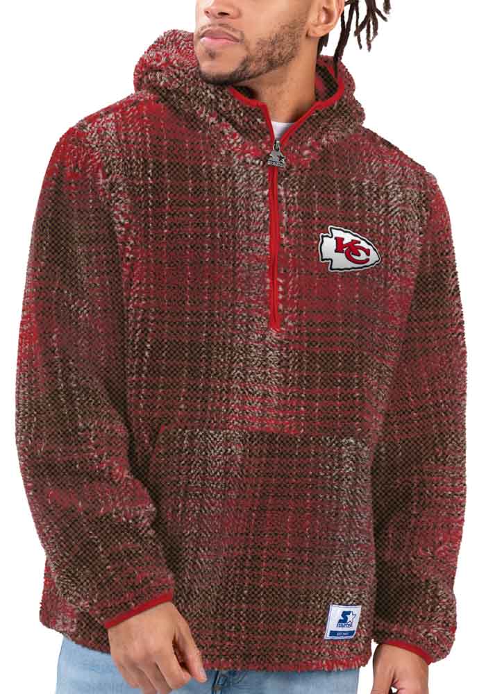 Starter Kansas City Chiefs Mens Gus RED Pullover Jackets - RED