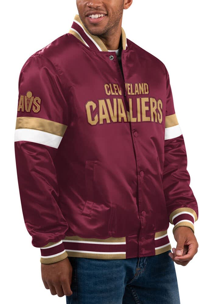 Starter Cleveland Cavaliers Mens MAROON Home Game Varsity Medium Weight ...