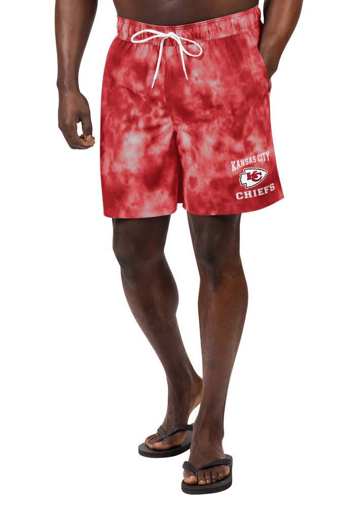 Kansas City Chiefs Mens RED KC Chiefs Change Up Swim Trunks - 9436467
