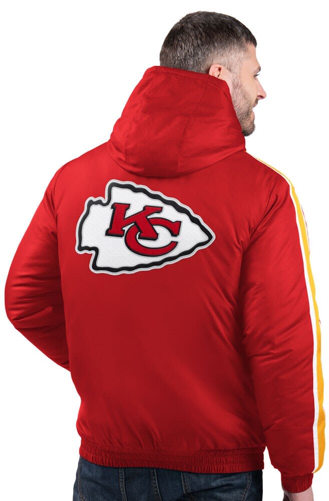 Starter Kansas City Chiefs Mens Red Polyfill Heavyweight Jacket - 9436938