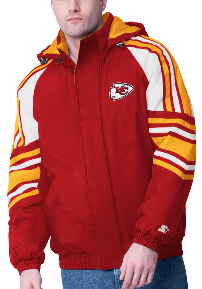 Starter Kansas City Chiefs Mens RED Frontier Heavyweight Jacket - 9438331