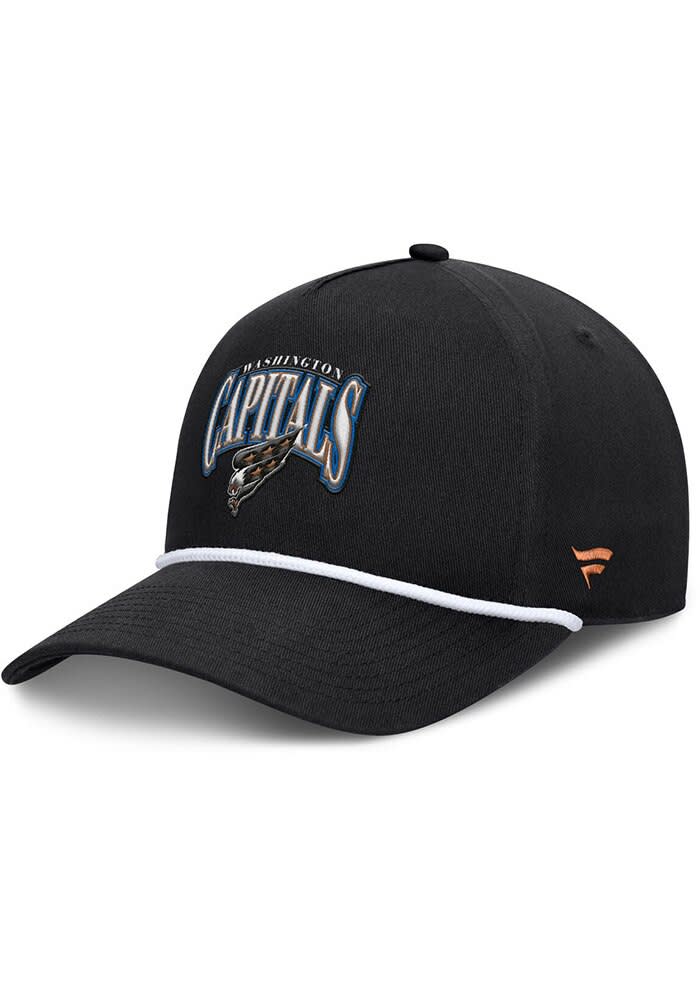 Washington Capitals BLACK Decades Collection 5 Panel A-Frame Structured ...