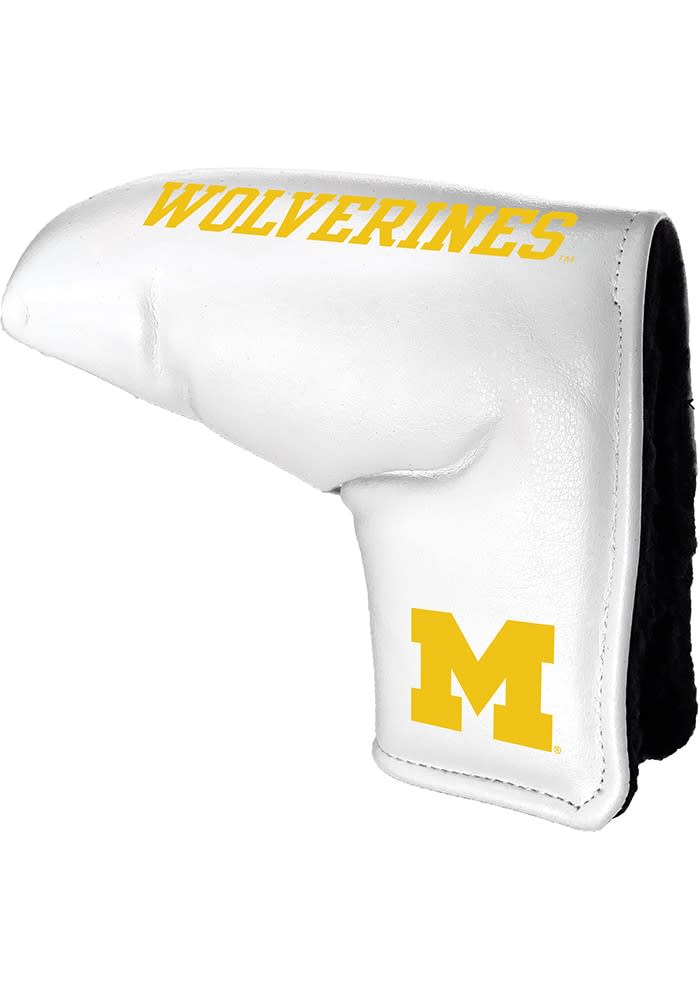 Michigan Wolverines White Tour Blade Putter Cover - 96557778