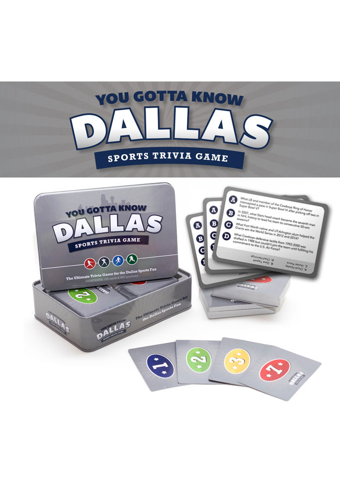 Dallas Ft Worth Toy | Dallas Ft Worth Game GRAY You Gotta Know Dallas ...