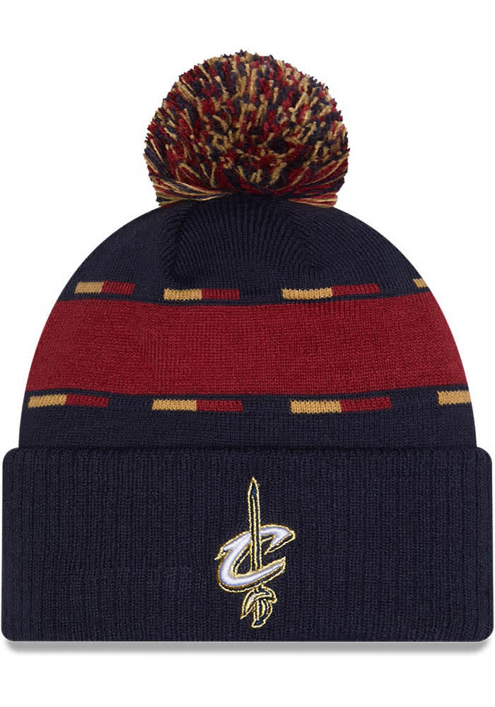 Cleveland Cavaliers 2025 NBA Classic Edition Jr Cuff Pom NAVY New Era ...