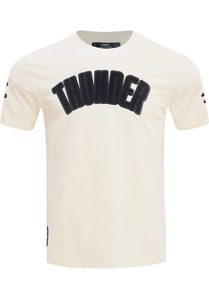 Pro Standard Oklahoma City Thunder CREAM Triple Tonal Short Sleeve ...