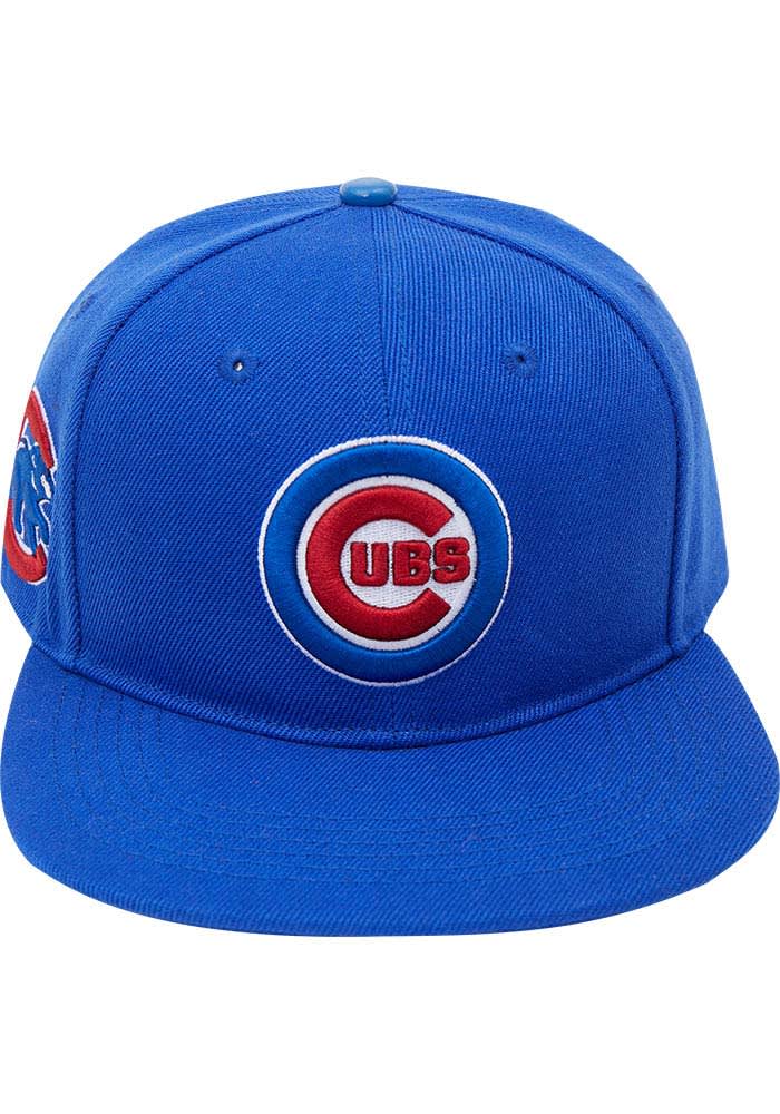 Chicago Cubs Pro Standard ROYAL Classic Logo UV Side Patch Snapback Hat ...