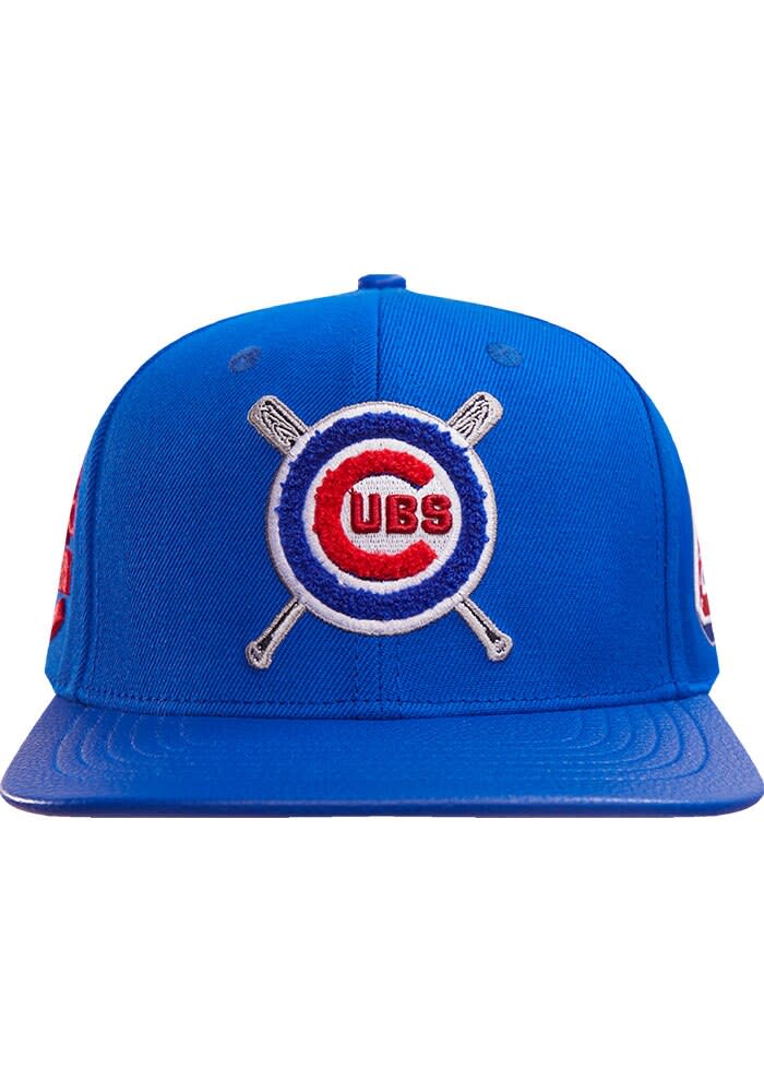 Chicago Cubs Pro Standard ROYAL Mash Up Dual Side Patch Snapback Hat ...