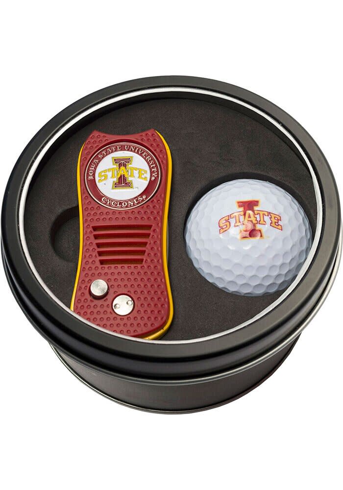 Iowa State Cyclones CARDINAL Switchblade Golf Ball Golf Gift Set - 98802974