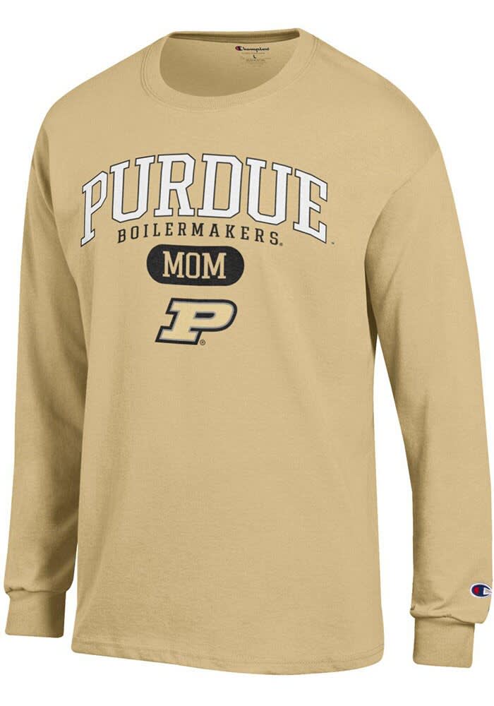 Champion Purdue Boilermakers Pill Box Mom Jersey Long Sleeve T Shirt ...