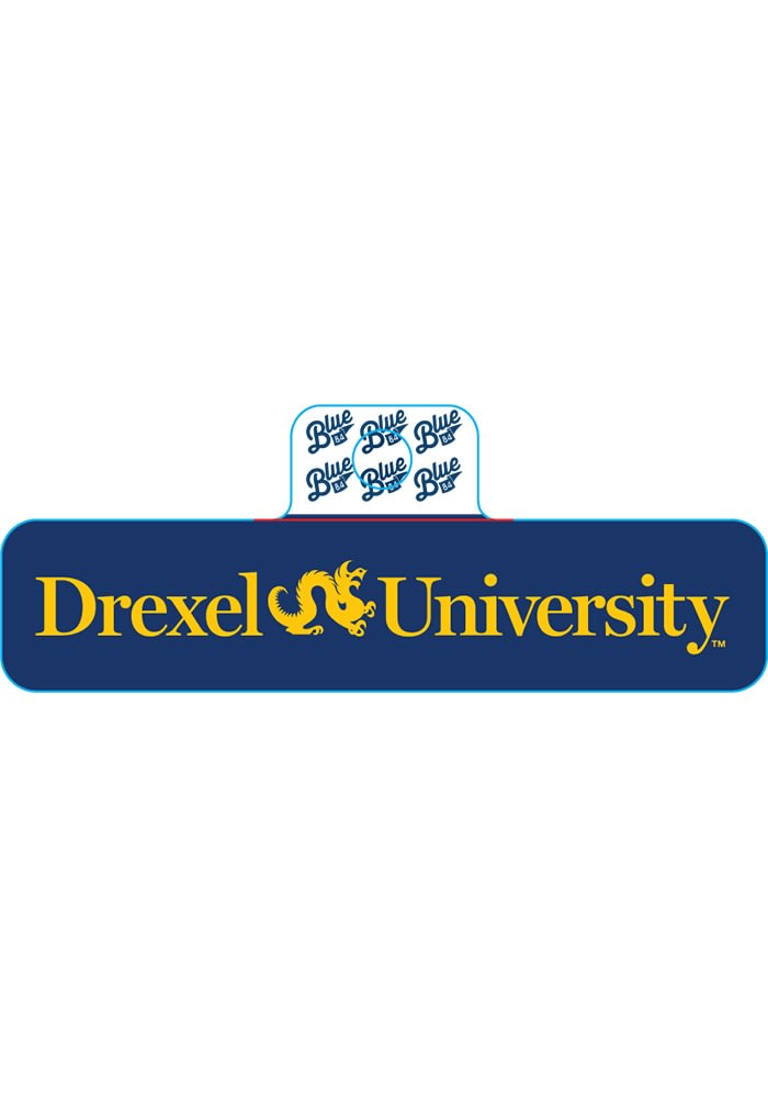 Drexel Dragons Souvenir | Drexel Dragons Stickers NAVY Mascot Wordmark ...