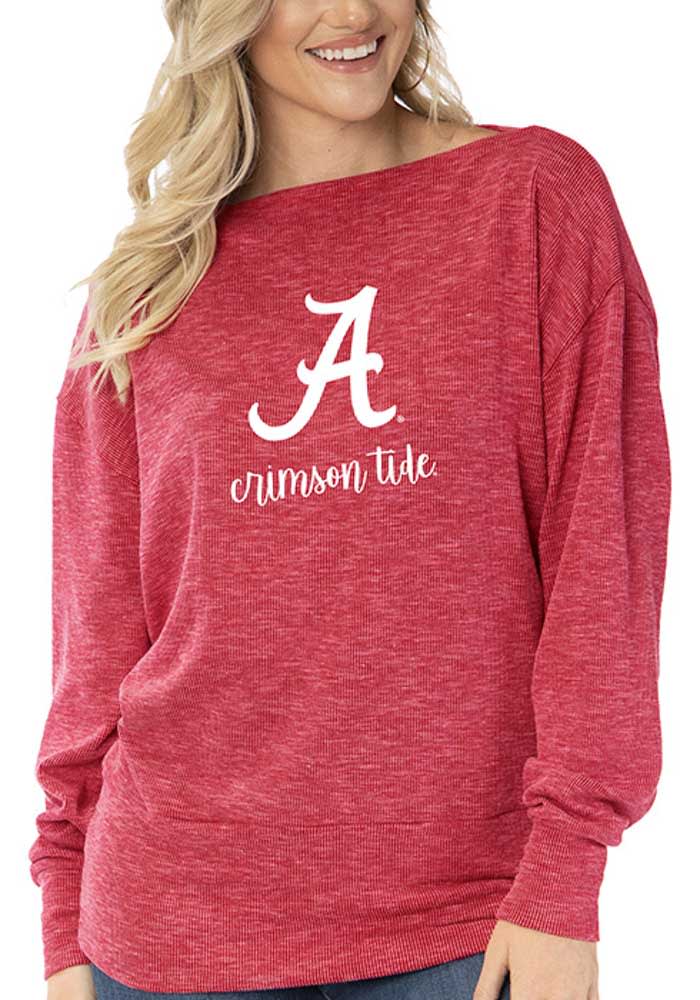 Flying Colors Alabama Crimson Tide Womens RED Lainey Tunic Long Sleeve ...