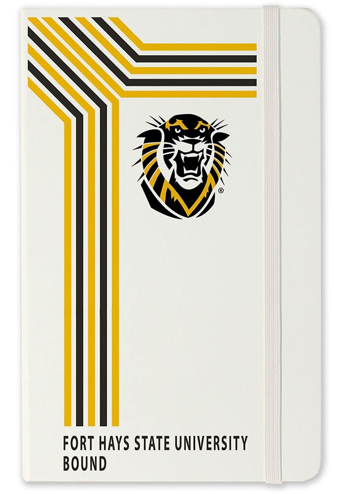 Fort Hays State Tigers White School Bound team logo Notebook and Folder ...