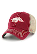 47 Arkansas Razorbacks Clean Up Adjustable Hat - White