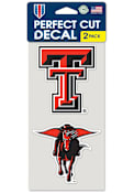 Texas Tech Red Raiders Auto Decal - Pink