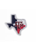 Texas A&M Aggies Chrome Car Emblem - Silver
