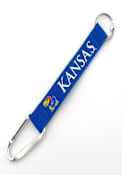 Kansas Jayhawks State Shape Keychain